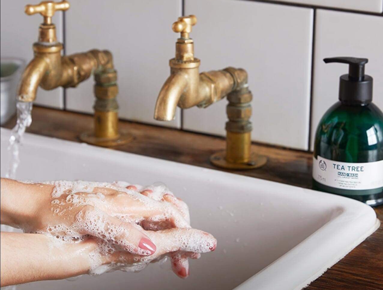 Cleaning and Pampering Your Hands with The Body Shop