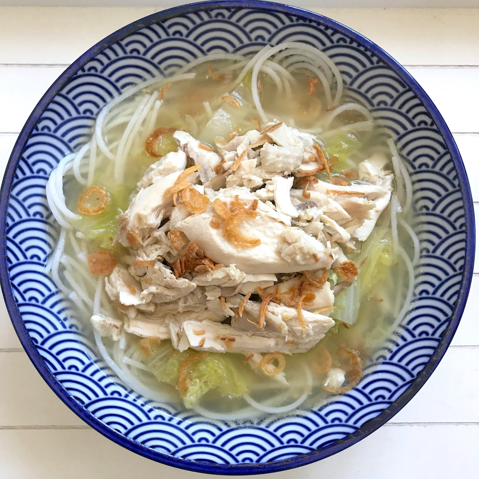 Chinese Poached Chicken Noodle Soup / LUCY LOVES TO EAT
