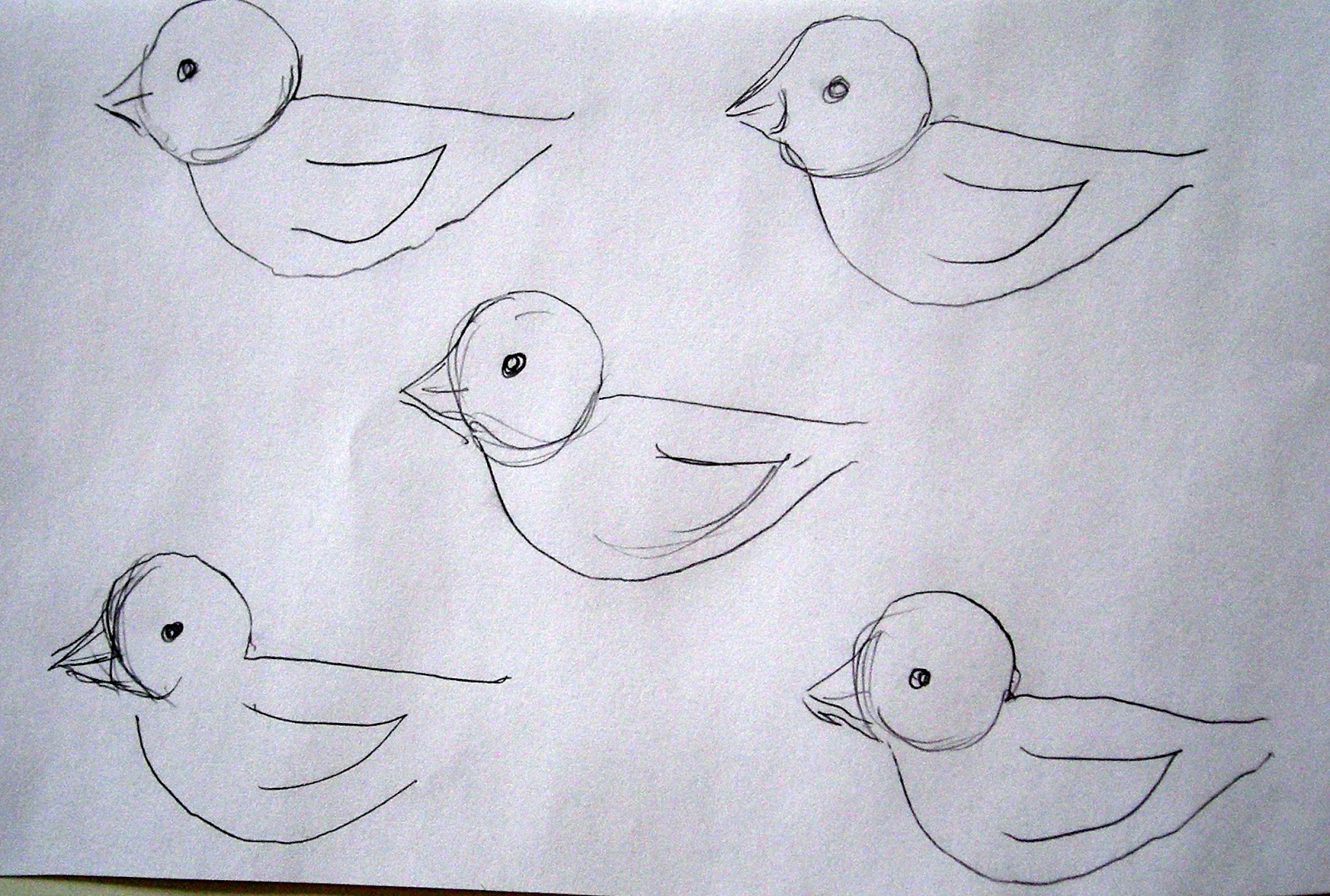 Notes from the Story Room: Paper Finger Puppets for "Five Colorful Birds"