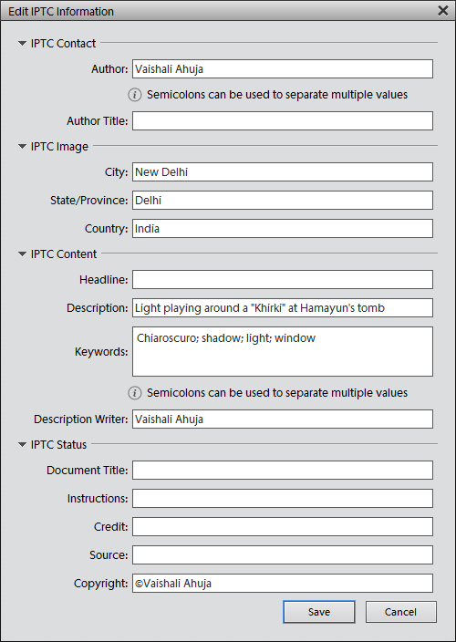 Tips and tricks for Photoshop Elements: How to edit IPTC metadata of ...