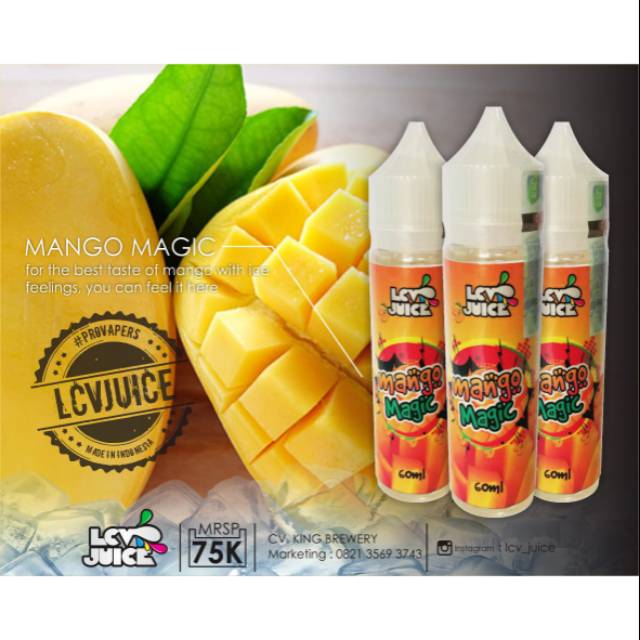 Review Liquid Murah Mango Magic By LCV Juice - Vaper Vapers