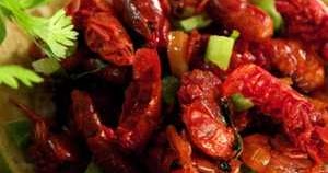 Acociles en salsa verde