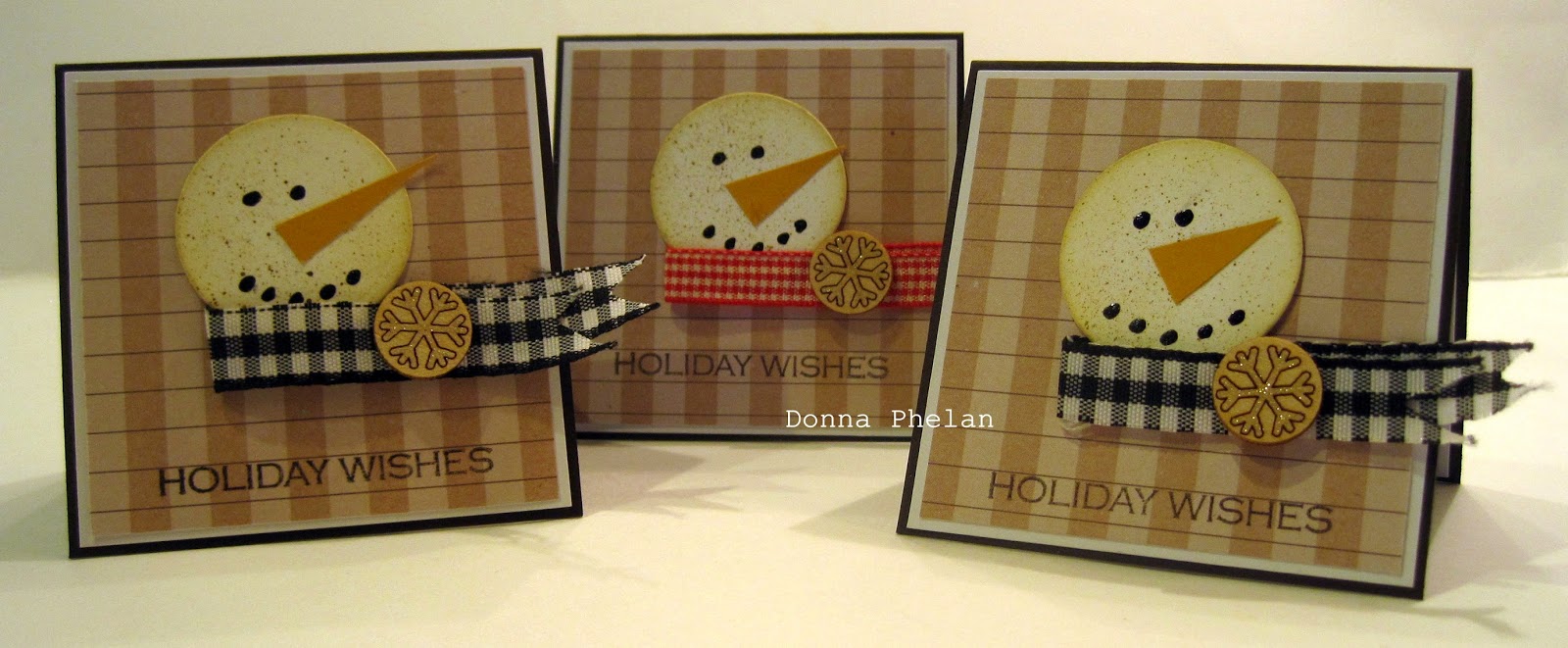 Crafting By The Beach: Cute Little Snowmen
