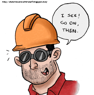 TF2 Spy/Engineer fanart ~ Sketches and other stuff