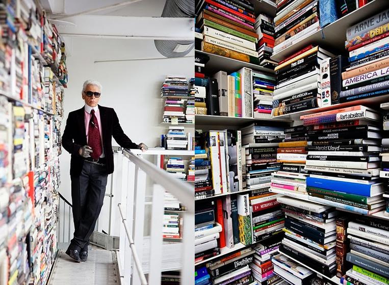 Livin´sponge: Karl Lagerfeld library / Studio