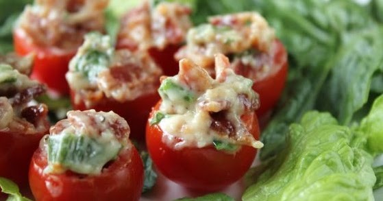 MINI BLT TOMATO CUPS - BEST RECIPES