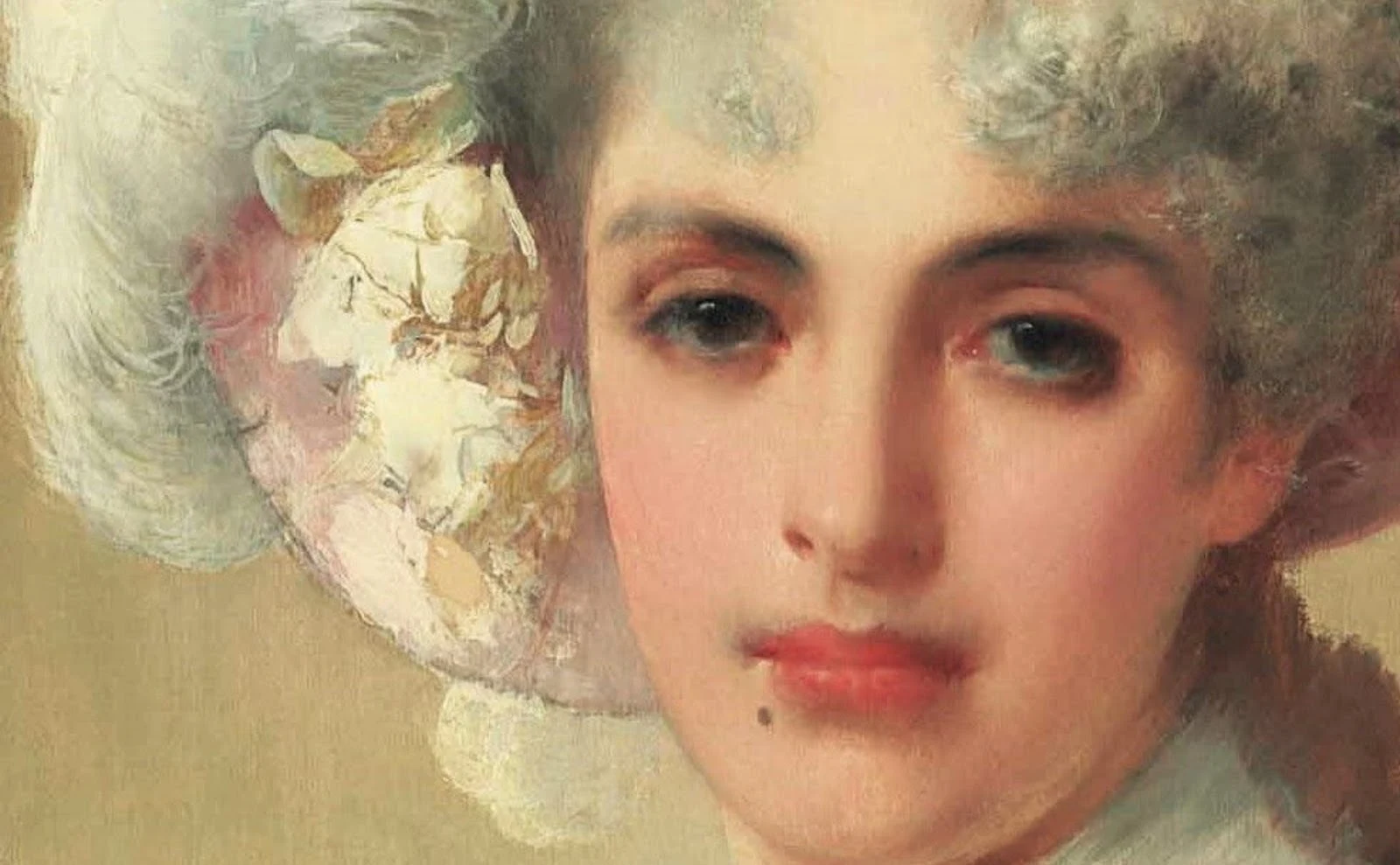 Vittorio Matteo Corcos | An Elegant Lady in a Pink Hat and Dress, 1888 ...