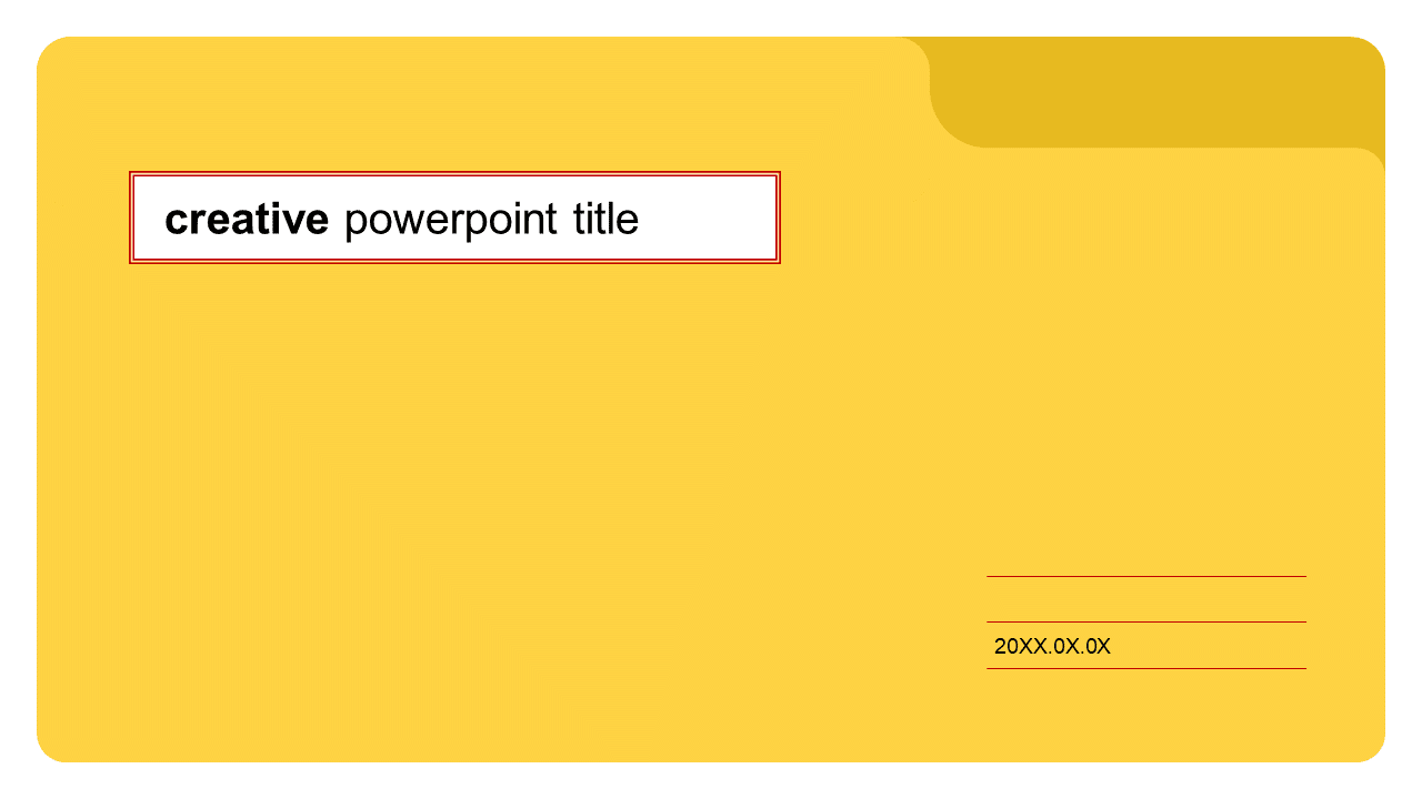 Document Folder PowerPoint Templates - PowerPoint Free