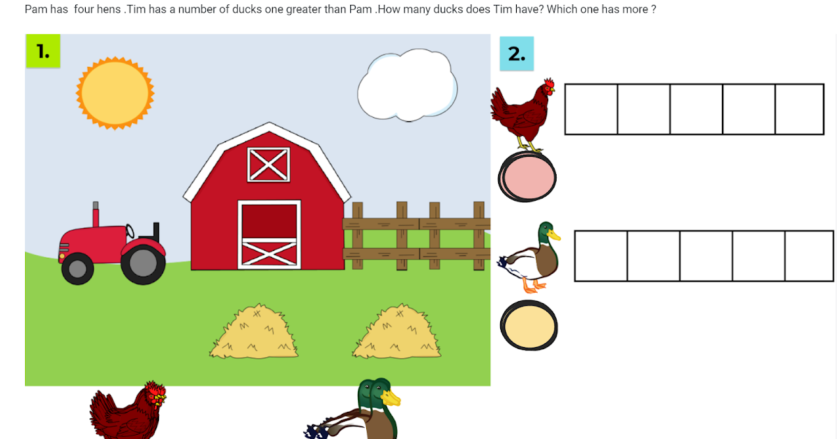 Compare numbers to 5