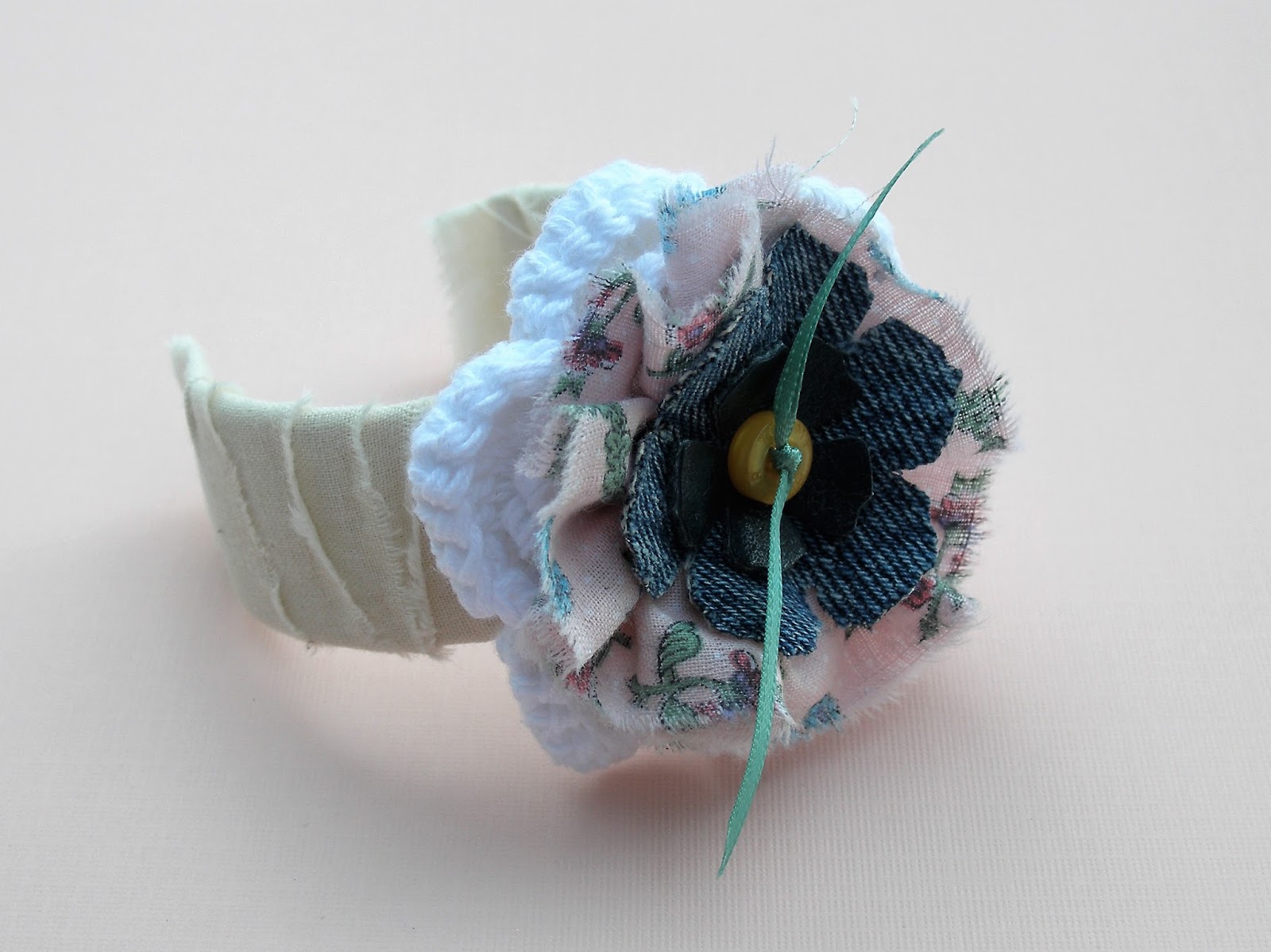Terry Ricioli Designs: Layered Flower Cuff