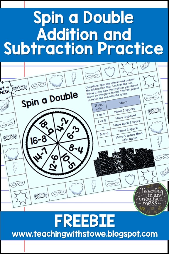 Teaching in an Organized Mess: Addition and Subtraction Doubles--Basic ...