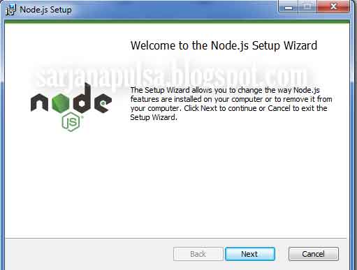 Update Node.js Pada Windows Versi Terbaru - Sarjana Pulsa