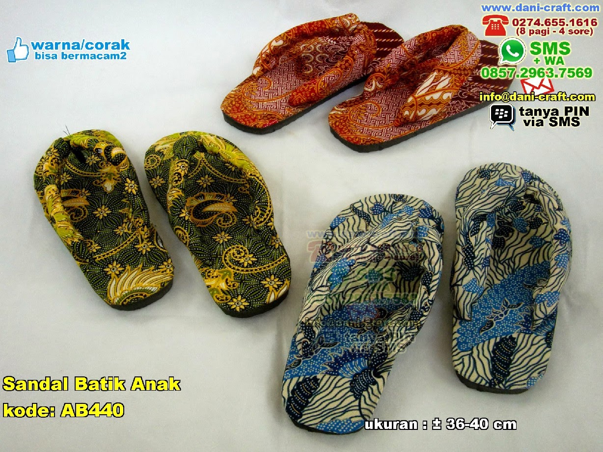 Sandal Batik Anak | Souvenir Pernikahan