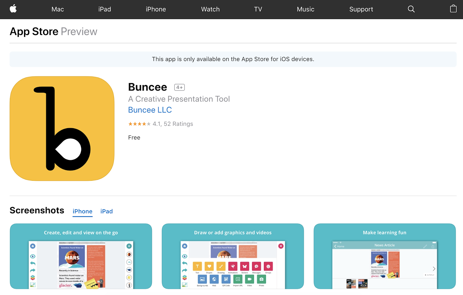 The Library Voice: The NEW Buncee 3.0 App Came To Van Meter Today!