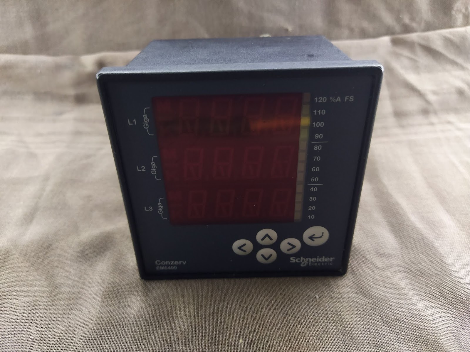 SCHNEIDER CONZERV EM6400 POWER METER EM 6400