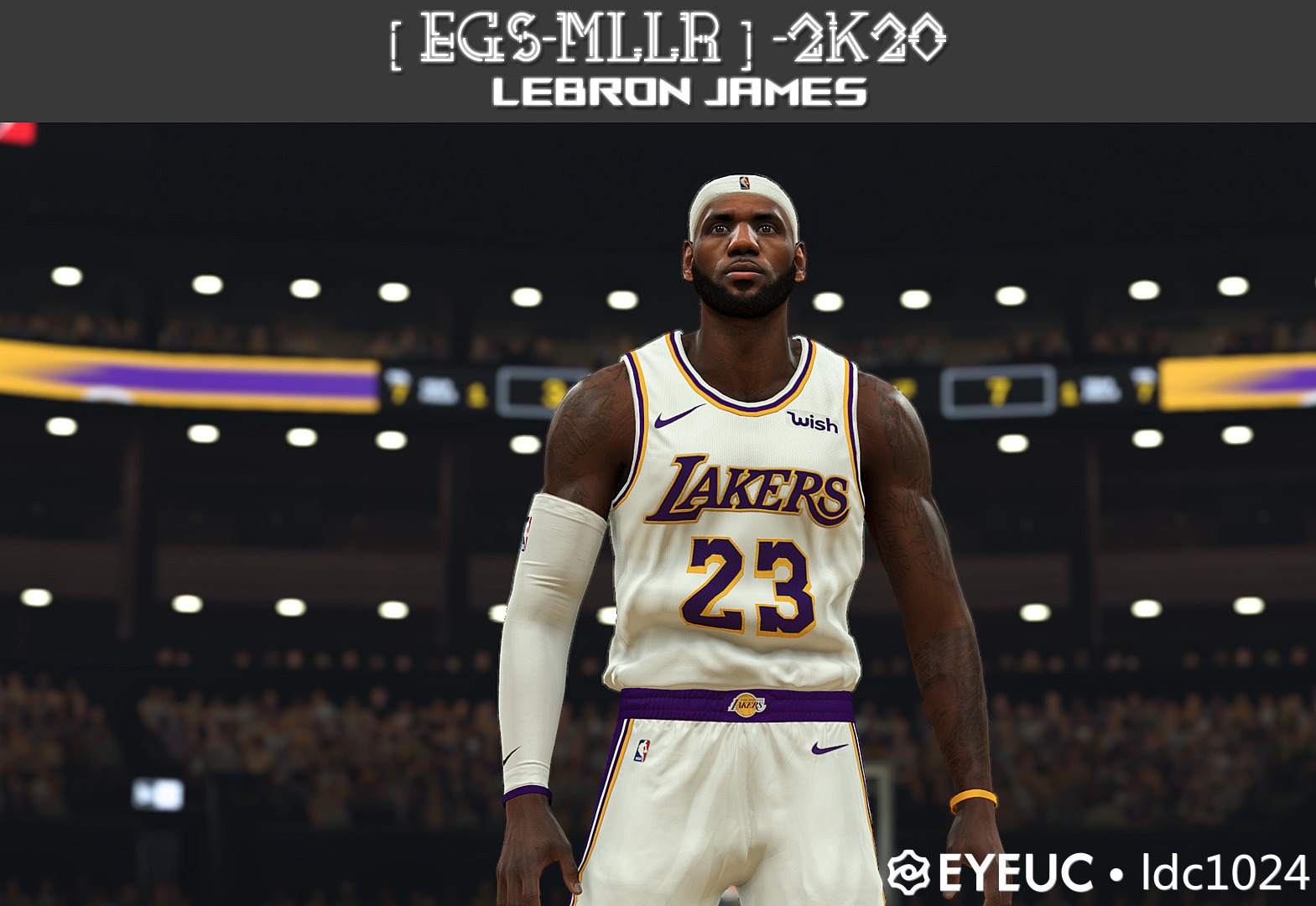 Lebron James Face And Body Model By EGS-MLLR [FOR 2K20]