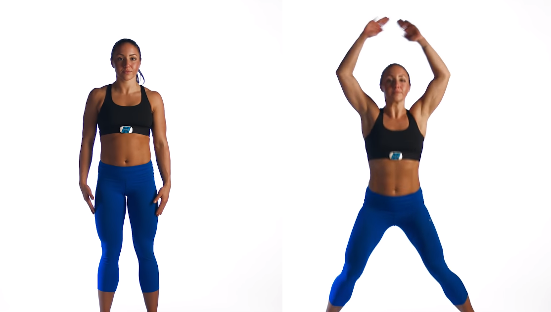 Como hacer ejercicios de 【Jumping Jacks】