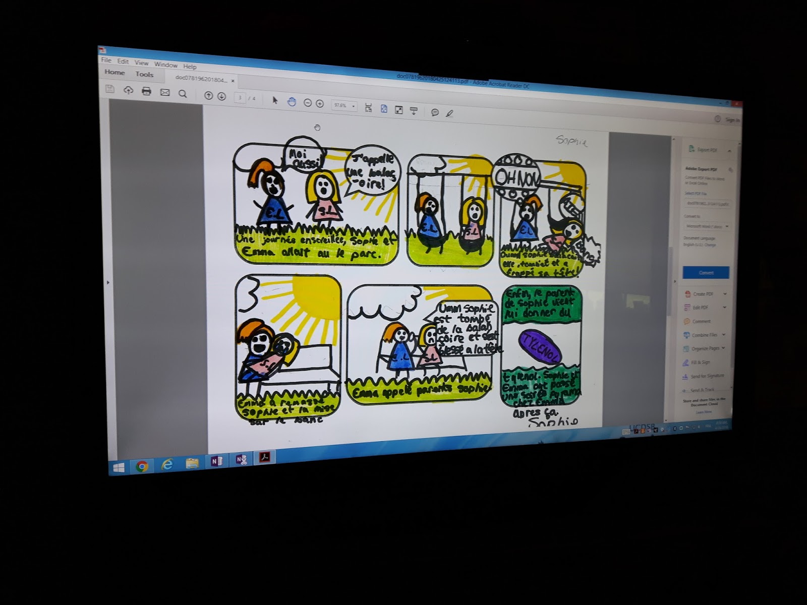 la classe de caro.: Écriture créative - BANDE DESSINÉE - Printemps