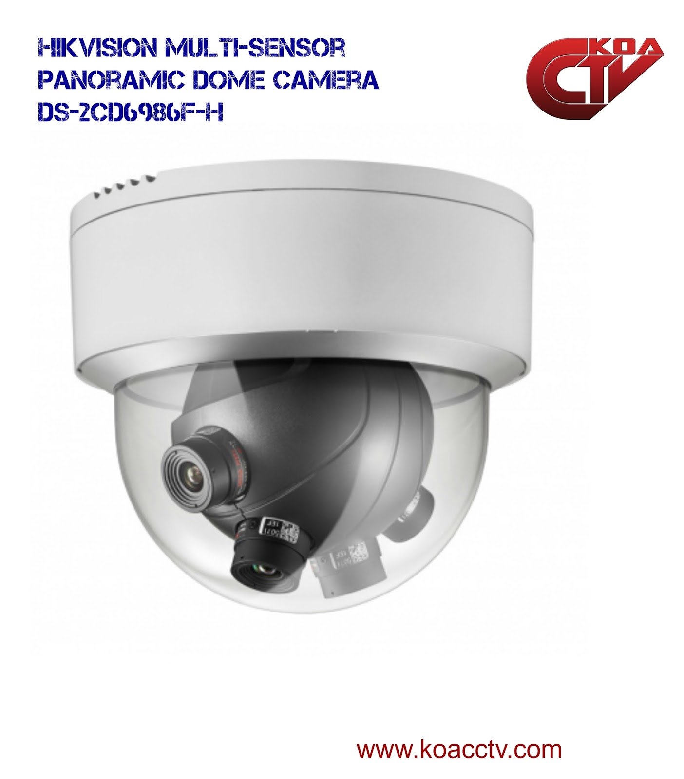 KOACCTV: Hikvision Multi-Sensor Panoramic Dome Camera DS-2CD6986F-H ...