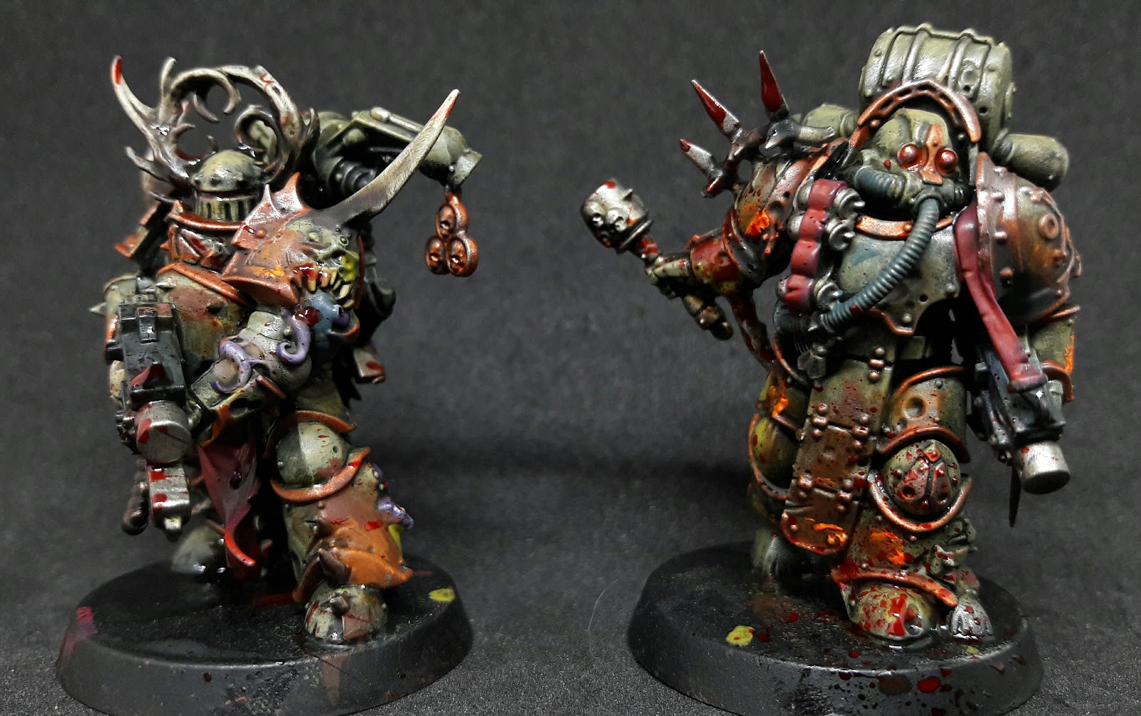30Kplus40K: 8th Edition Deathguard Marines - Now With Added Paint!!