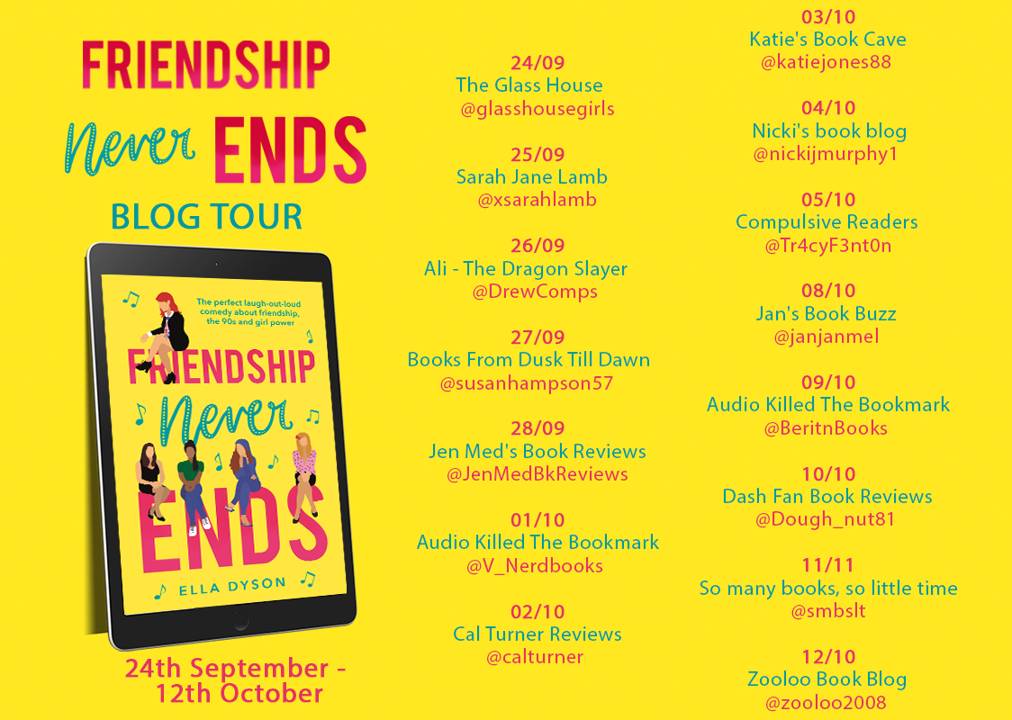 So many books, so little time: Friendship Never Ends by Ella Dyson Blog ...