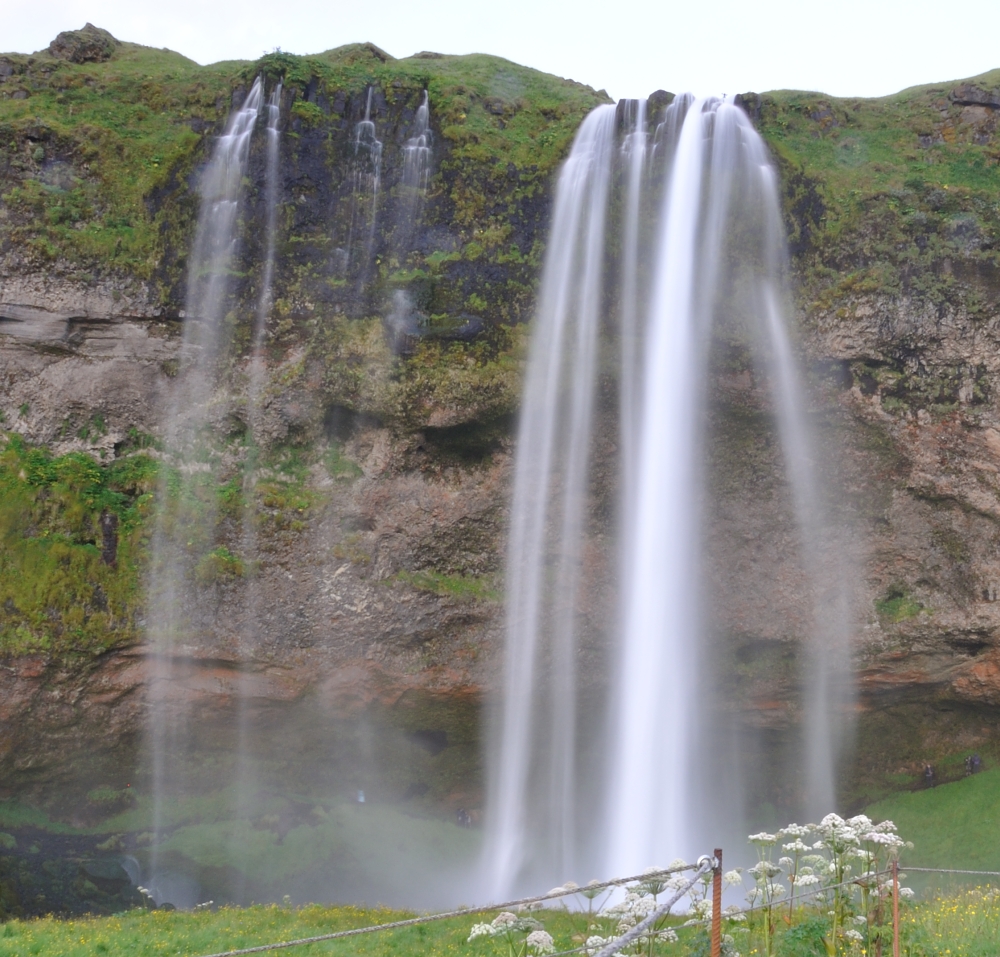Famous Waterfall Near Vik