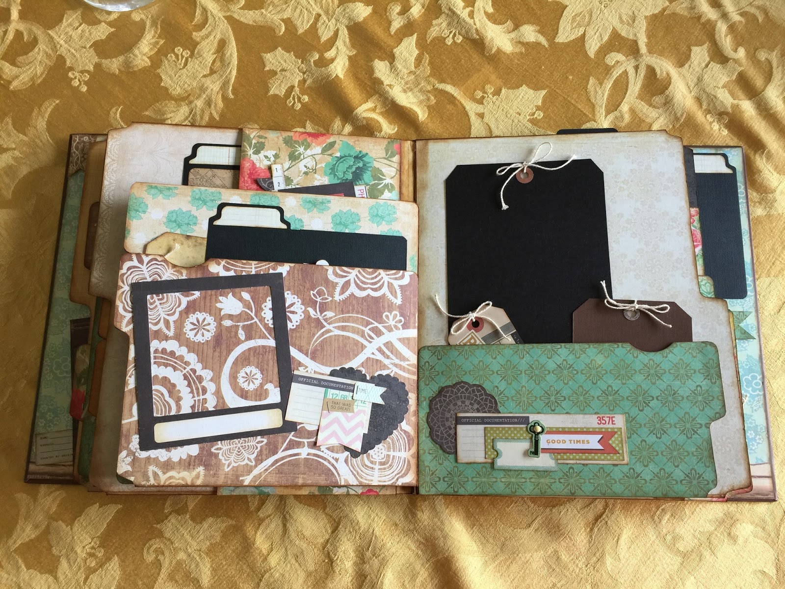 A Creative Operation: "Memories" File Folder Album, Part 3