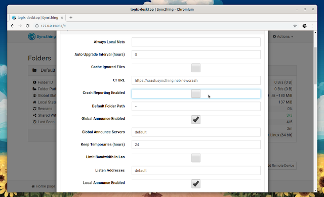 Open-Source Peer-To-Peer File Synchronization Tool Syncthing 1.2.0 Released - Linux Uprising Blog