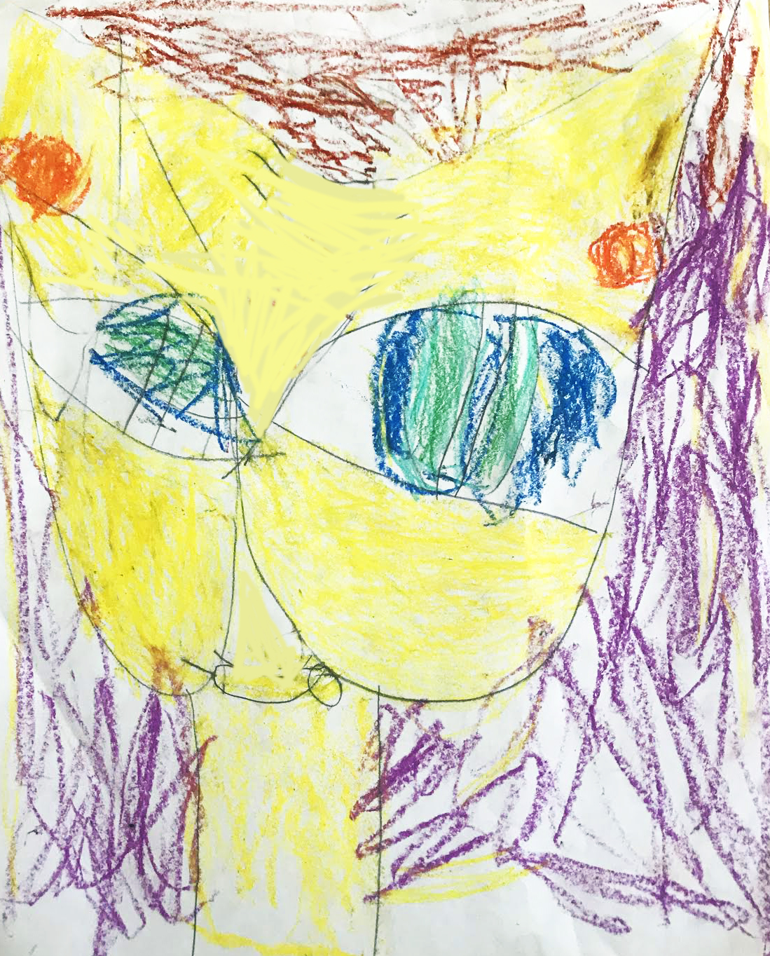 PAUL KLEE CAT AND BIRD