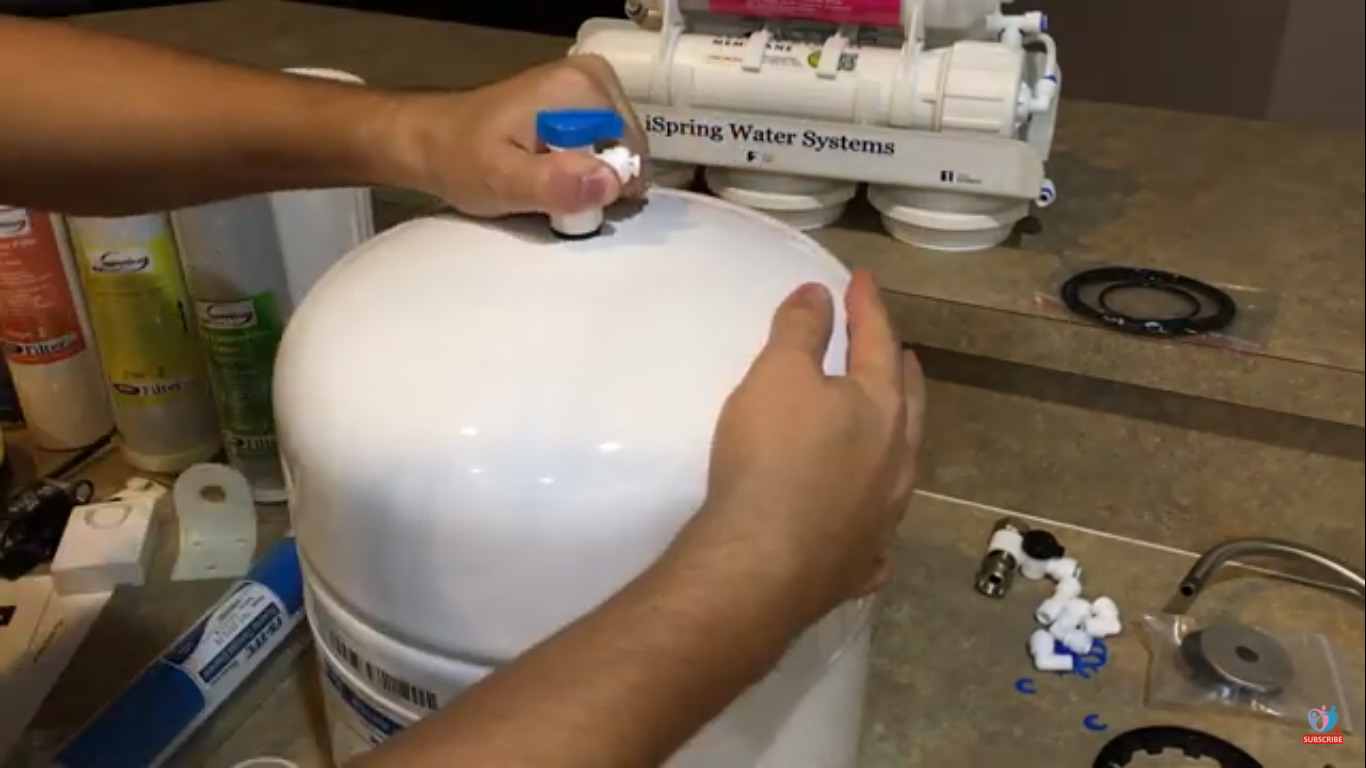 How to install iSpring 6-Stage RCC7AK Under Sink Reverse Osmosis RO ...