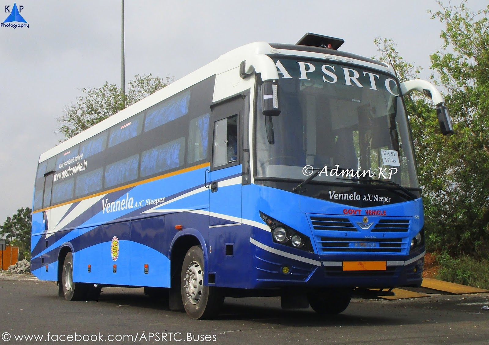 APSRTC BRAND NEW VENNELA AC SLEEPER BUS VEERA COACH ASHOK LEYLAND ENGINE.