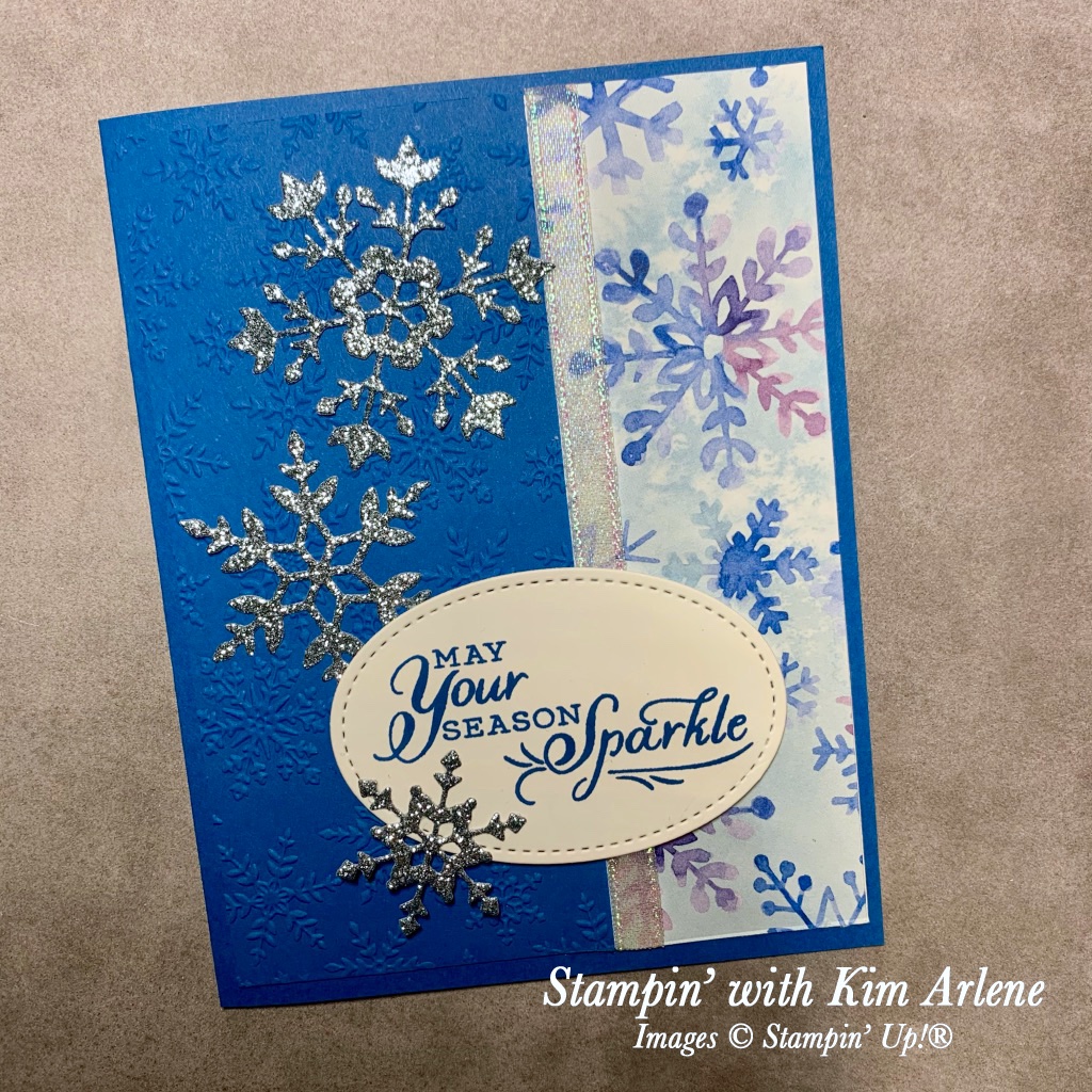 Stampin’ with Kim Arlene: Snowflake Splendor Card