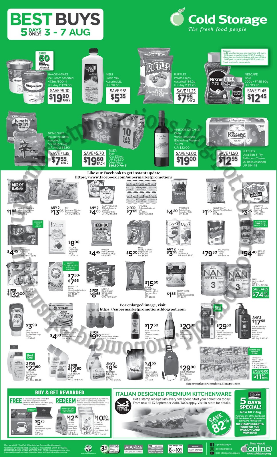Cold Storage Promotion 03 - 07 August 2018 ~ Supermarket Promotions