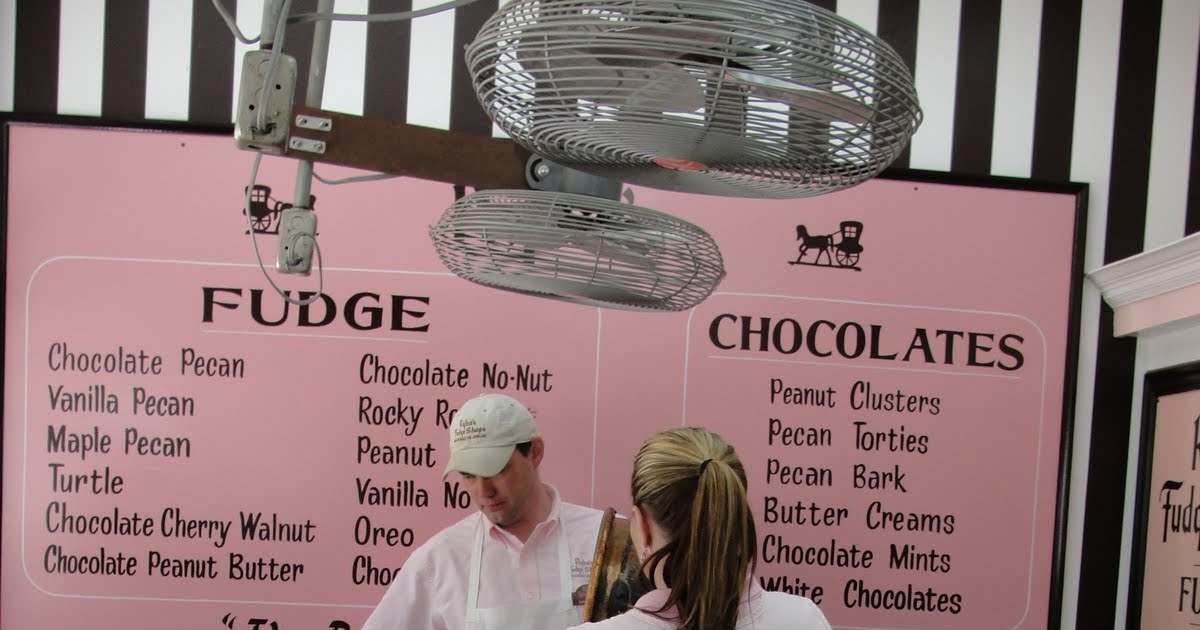 Travels With Carole: Mackinac Island, Michigan: Ryba’s Fudge Company ...