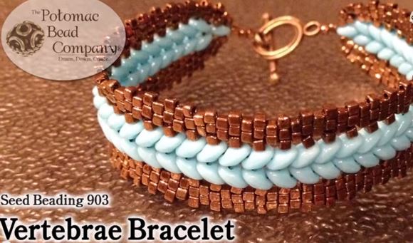 Offset Superduo Beaded Bracelet Tutorials / The Beading Gem