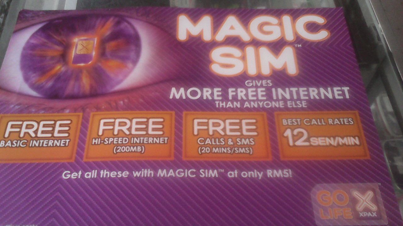 "Magic Sim"Pek Baru Celcom" ~ simplestyle