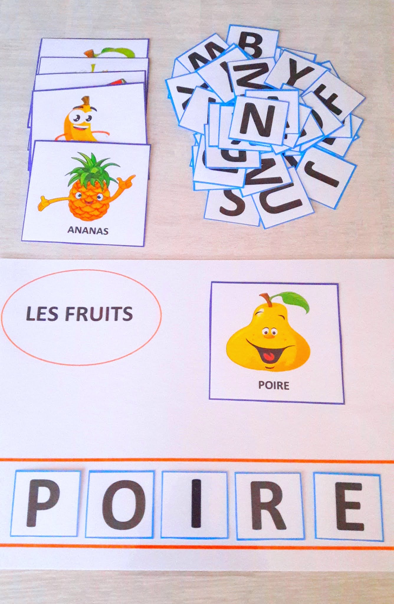 mon monde d'apprentissage: activité alphabet et mots