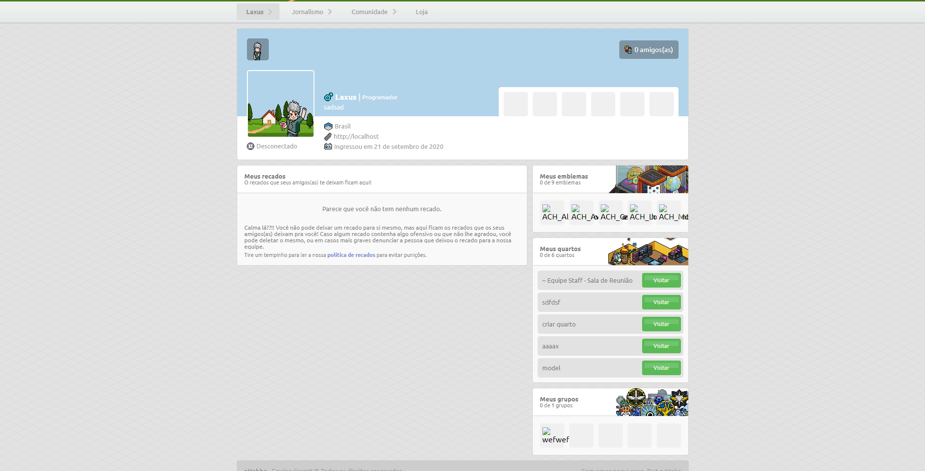 CMS: Habbo Hylib CMS by Laxus