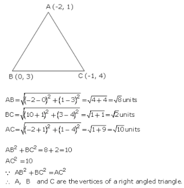 Frank Chapter 12 Distance and Section Formula Solutions Class 10 Maths