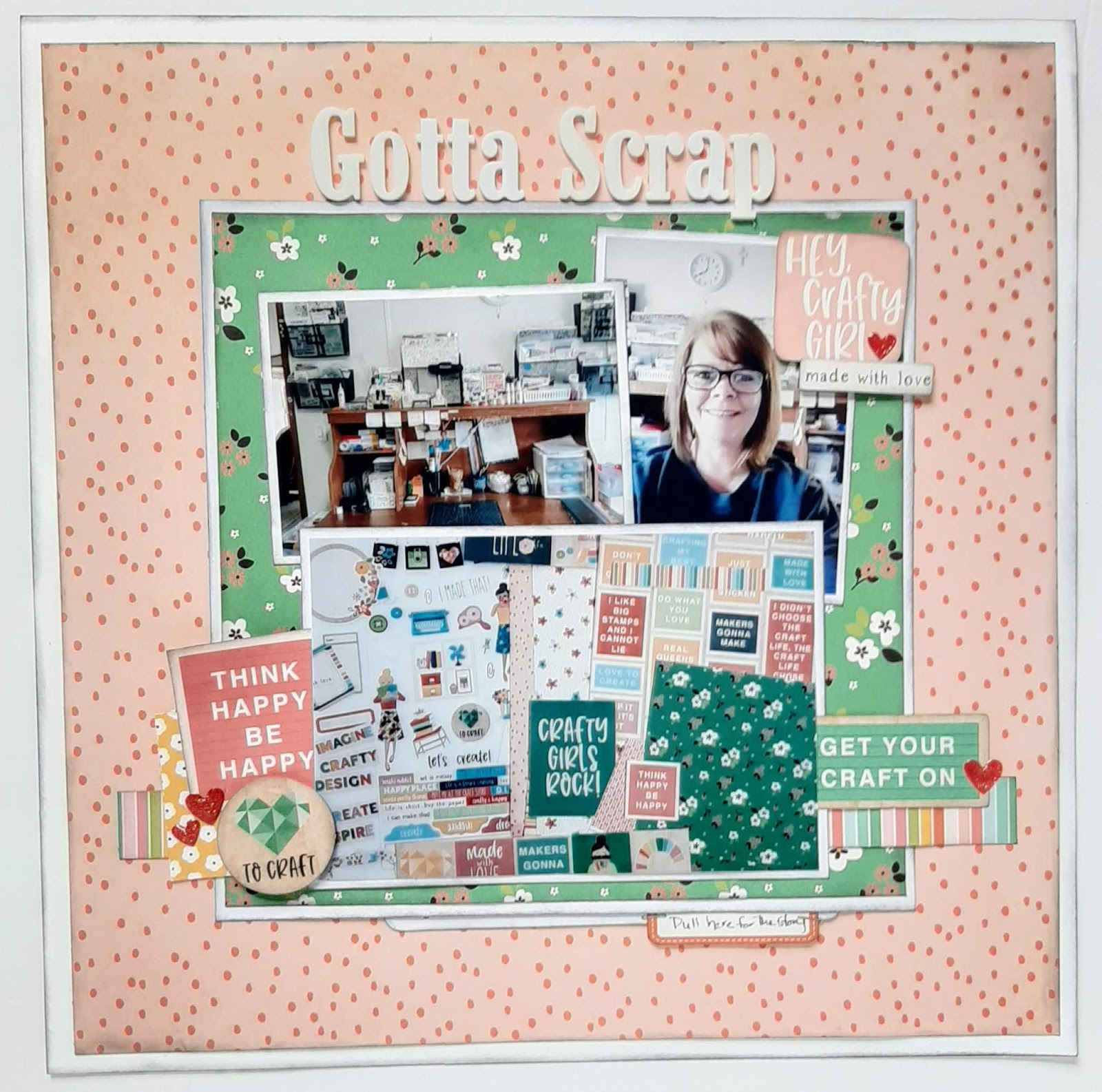 My Happy Life: Gotta Scrap - The Studio Challenges - Scrapbooking