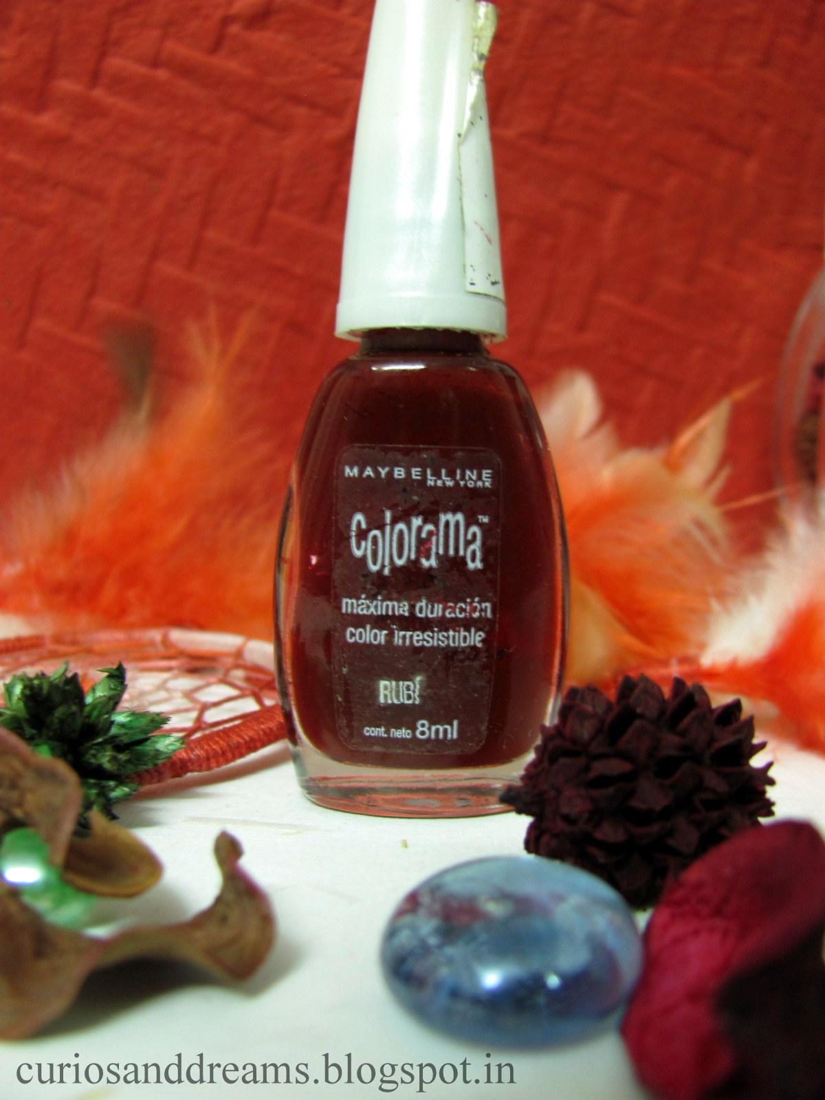My Favourite Red Nail Paint: Maybelline Colorama Rubi - Curios and ...