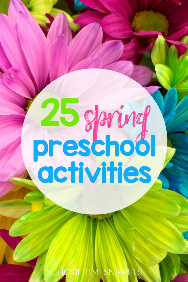 25 Spring Fine Motor Activities for Preschoolers | School Time Snippets