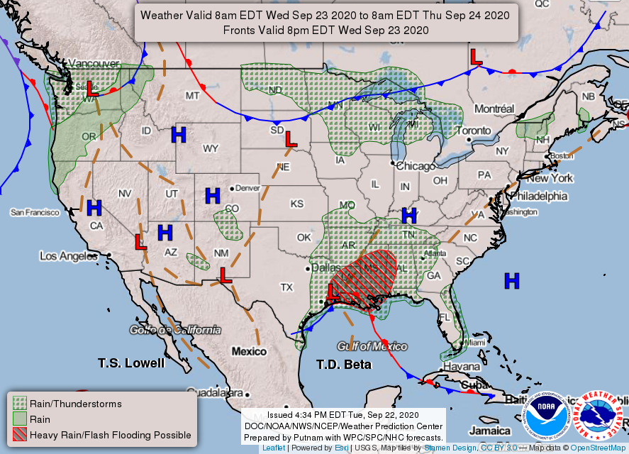 Weather Briefing for Wednesday, September 23, 2020 | Opinion ...