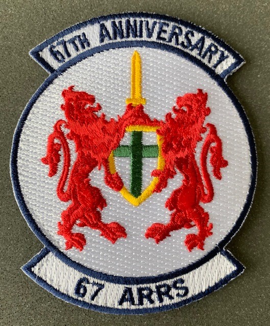 THE USAF RESCUE COLLECTION: USAF 67th ARRS / Anniversary Patch