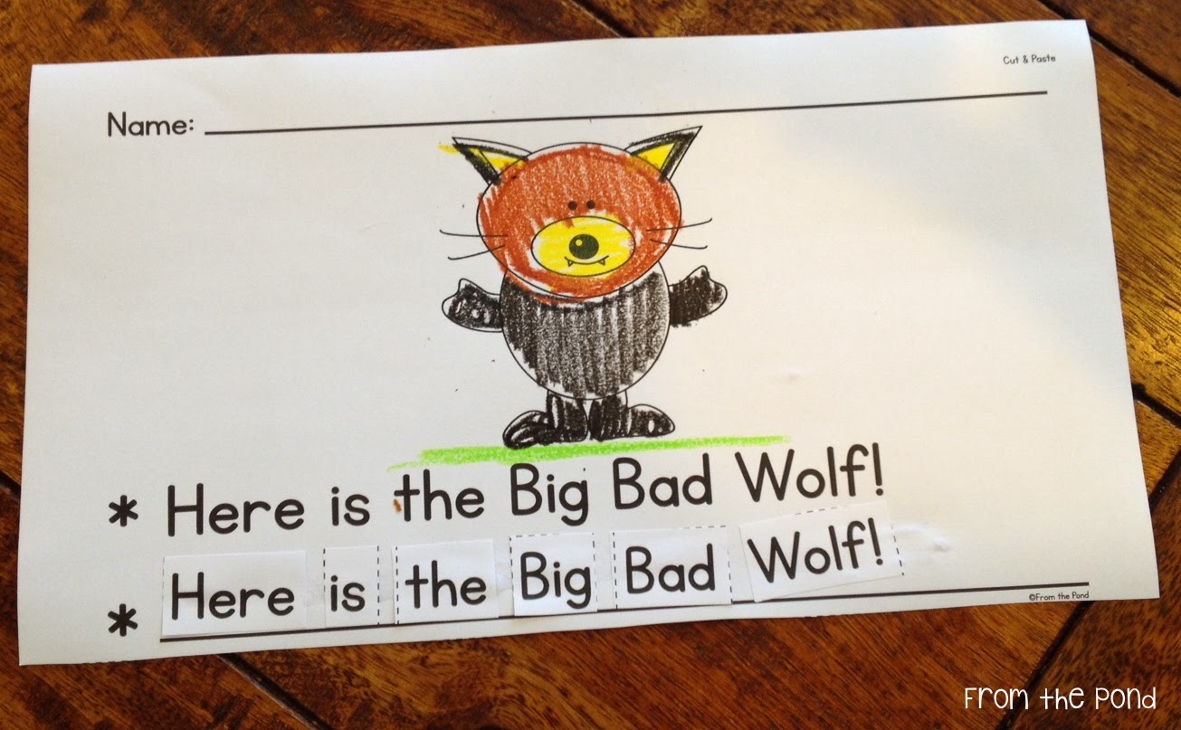 FREE Big Bad Wolf Writing Pages | From the Pond