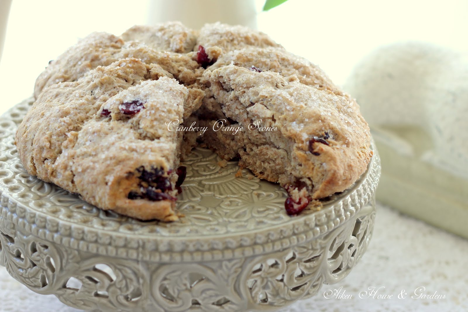 Aiken House & Gardens: Old English Fidget Pie & Scones