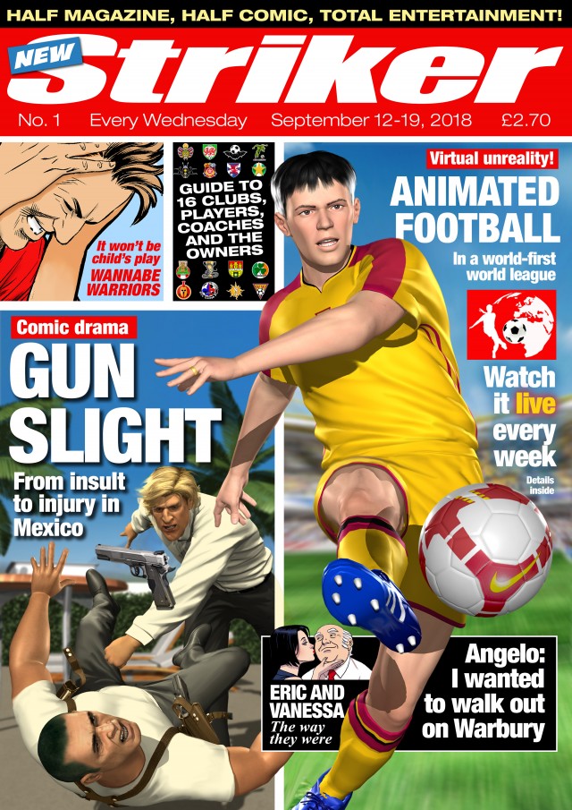 Boys Adventure Comics: New Striker weekly comic launches next week