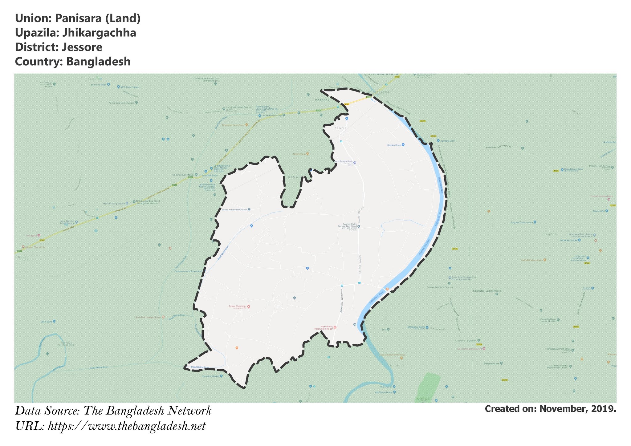 Panisara Union, Jessore