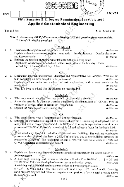 Visvesvaraya Technological University B.E. Civil Engineering (CBCS ...