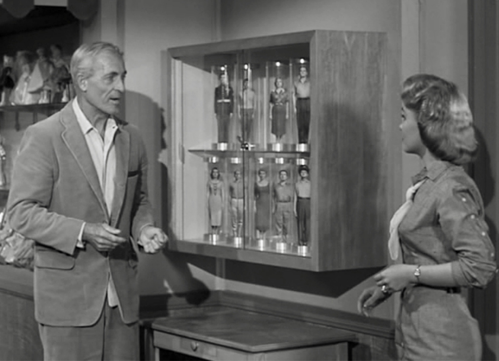 cult film freak: JOHN AGAR AND JUNE KENNEY IN 'ATTACK OF THE PUPPET PEOPLE'